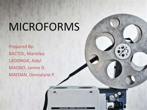 Microforms Pptx