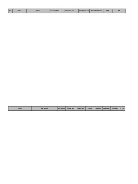 Format Laporan Data Sekolah Rapor Pdf