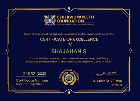 Shajahan S On Linkedin Cybersecurity Python Cyberdefense