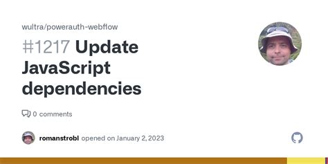 Update Javascript Dependencies · Issue 1217 · Wultrapowerauth Webflow