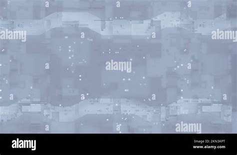 White Futuristic Engeneering Background Seamless Loop 3d Render
