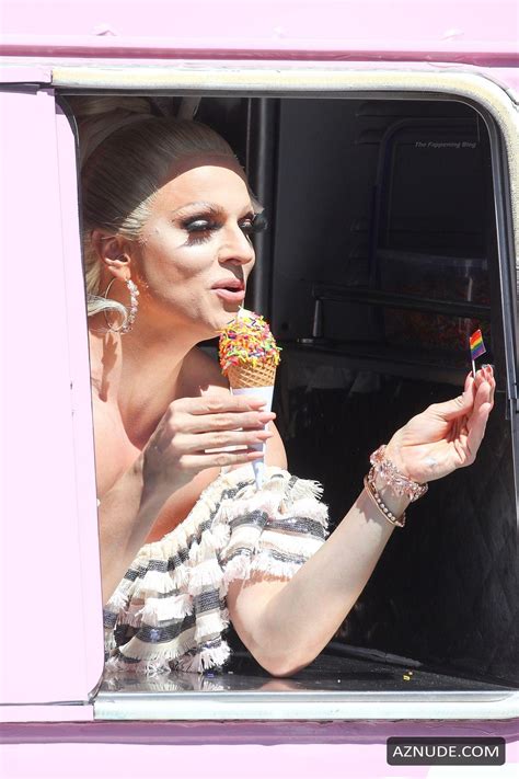 Courtney Act Sexy Pictured On The Set In Sydney Aznude