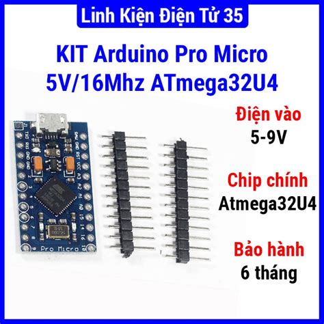 Arduino Pro Micro 5v 16mhz Atmega32u4 Kit Component Anti Reverse Voltage Helps Protect The Kit