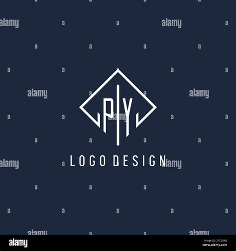 PY Initial Logo With Luxury Rectangle Style Design Vector Graphic Stock Vector Image Art Alamy