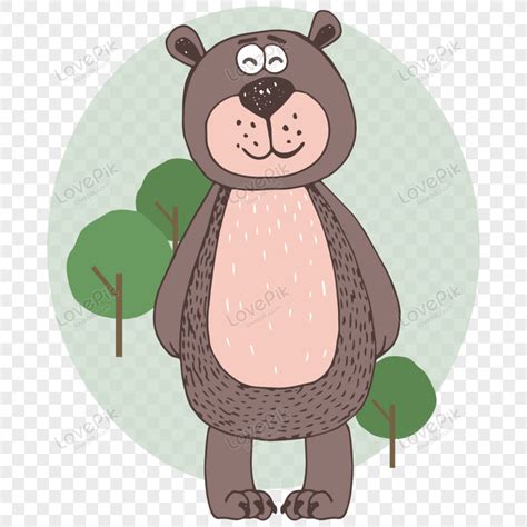 귀여운 곰 만화 그림 Png 일러스트 무료 다운로드 Lovepik