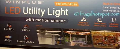 Costco Sale Winplus Motion Sensor Led Utility Light 29 99