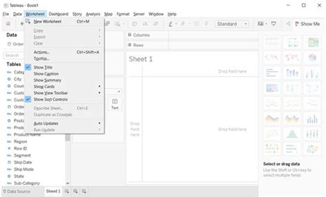 Tableau Navigation