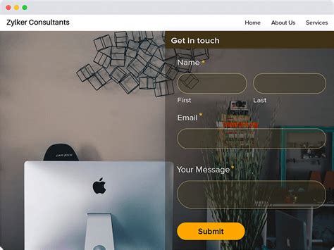 wordpress contact form free wordpress form builder zoho forms