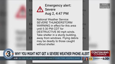 Emergency Alert System Tornado Warning