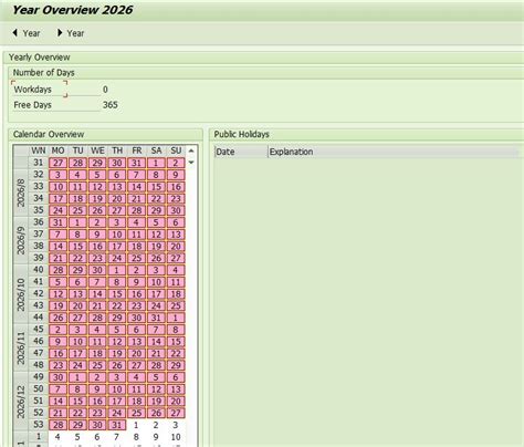 Solved Factory Calendar Does Not Has Workdays Sap Community