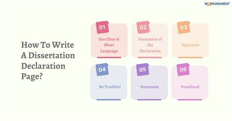 How To Write Declaration For Dissertation Samples And Format
