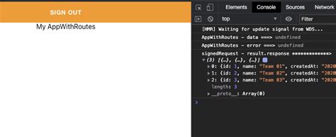 Fetcher With An AWS SignedRequest Is Not Updating Data Vercel Swr