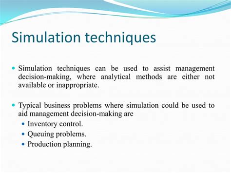 Simulation And Modelling Pptx