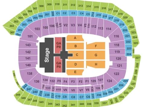 Us Bank Stadium Guide Full Vikings Schedule Concerts Seating Map