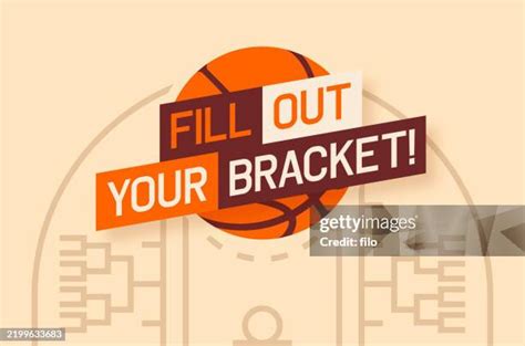 Fill Out Your Bracket Basketball Tournament Bracket Court Background