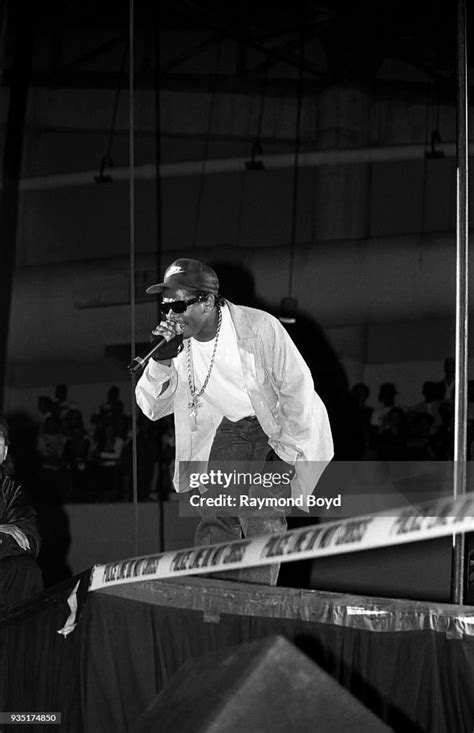 Rapper Eazy E From Nwa Performs During The Straight Outta News