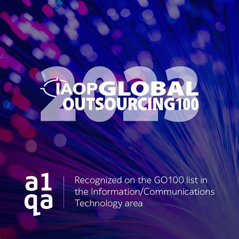 A1qa On Linkedin A1qanews Iaop Globaloutsourcing100 Go100 Qa