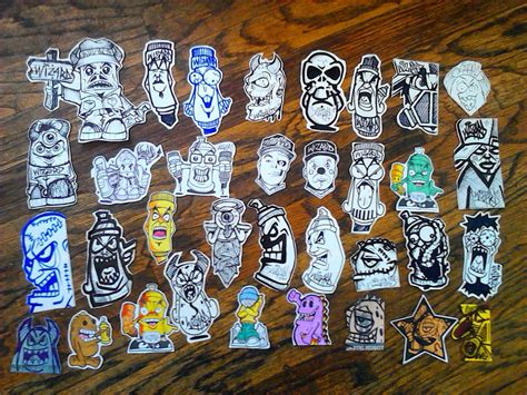 Graffiti Stickers By Wizard1labels On Deviantart