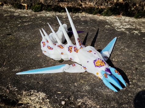 👹 Articulated Chelicerate Leviathan Subnautica・ Stl File For 3d