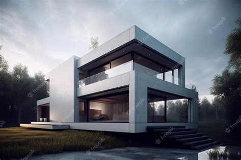 Premium Ai Image Home With A Minimalist Functional Design