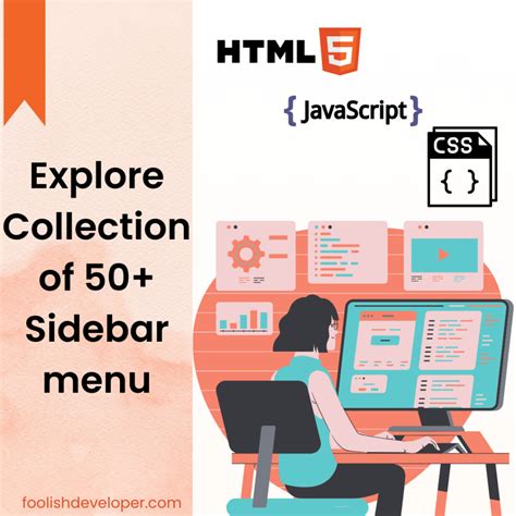 JavaScript Sidebar Menu Free Code Demo