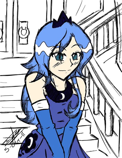 Human Princess Luna By Nayaasebeleguii On Deviantart