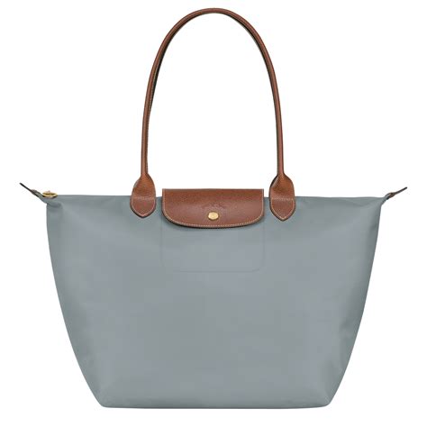 Le Pliage Original L Tote Bag Steel Recycled Canvas Longchamp Au