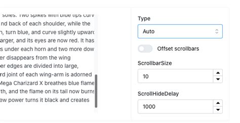 scrollarea of type auto leaves space in the scrollbar at the bottom