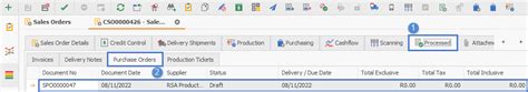 Generate Purchase Order From Sales Order Paradigm Software And Hosting