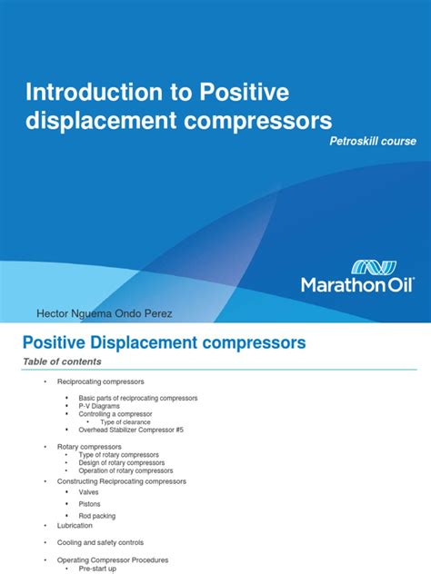 Positive Displacement Compressor Pdf Pump Cylinder Engine