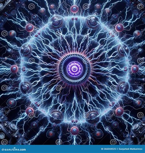 The Electric Field From An Isolated Positive And Negative Charge Electric Field Lines Cartoon