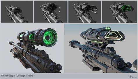 Futuristic Sniper Scope