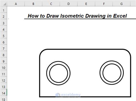 How To Draw Isometric Drawing In Excel With Easy Steps