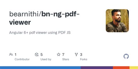 GitHub Bearnithi Bn Ng Pdf Viewer Angular Pdf Viewer Using PDF JS