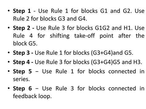 Block Diagram Reduction Techniques In Control Systems Ppt
