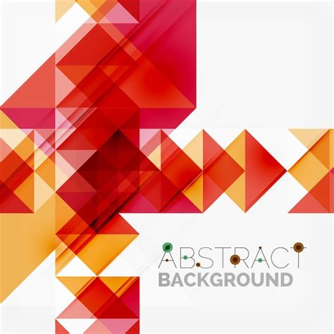 Premium Vector Abstract Geometric Background Modern Overlapping Triangles