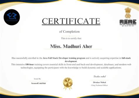 javafullstack fullstackdeveloper securedcodehub certification
