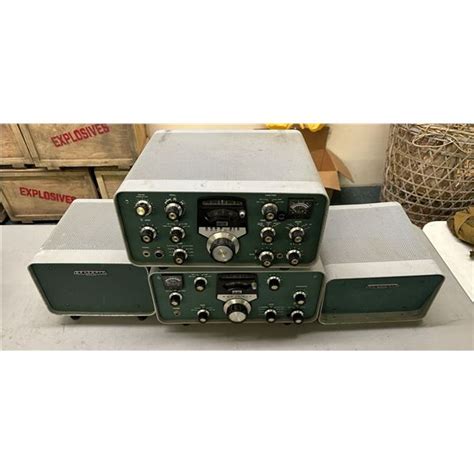 Set Of 2 Vintage Heathkit Sb 301 Radios W Set Of 2 Heathkit Sb 600