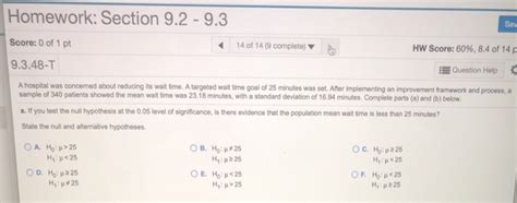 Solved Homework Section 9 2 9 3 Sav Score 0 Of 1 Pt 14