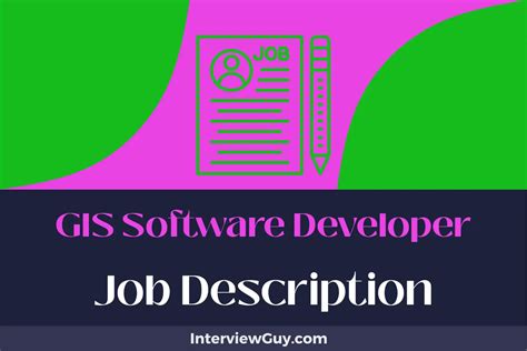 Gis Software Developer Job Description [updated For 2025]