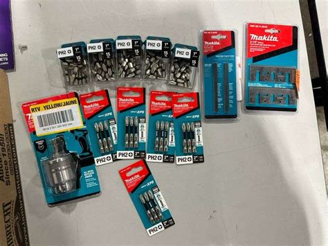 Assorted Makita Bits Lambrecht Auction Inc