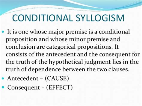 hypothetical syllogism