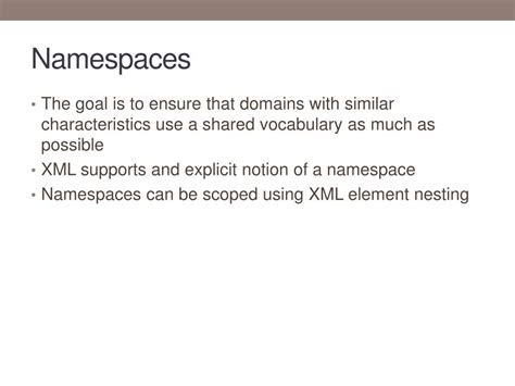 PPT Namespaces PowerPoint Presentation Free Download ID 2481864