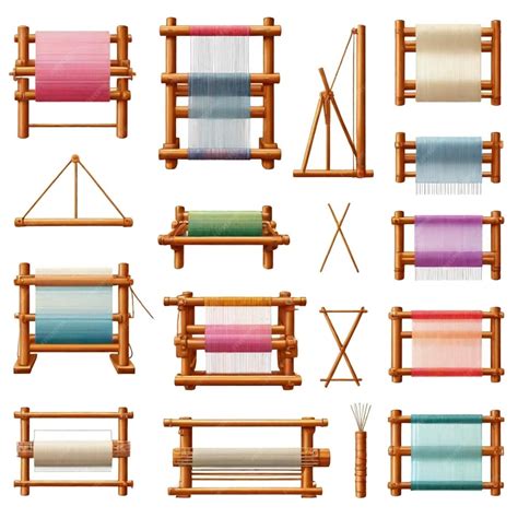 A Set Of Different Colored Thread And Thread Premium Ai Generated Vector