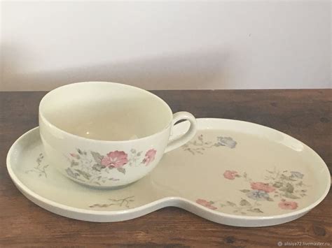 Винтаж Большая чайная пара Jammet Seignolles Limoges Франция купить в