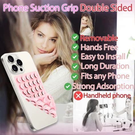 New Double Sided Silicone Suction Cup Smartphone Accessories 40 Pcs Silicone Mobile Phone Cover