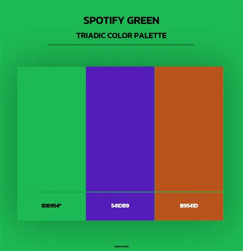 Spotify Green Color Palettes