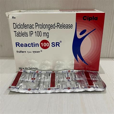 Reactin 100 Mg Tablet Sr At ₹ 210strip Bagadganj Nagpur Id