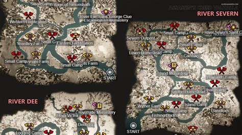 River Raids Assassins Creed Valhalla Map