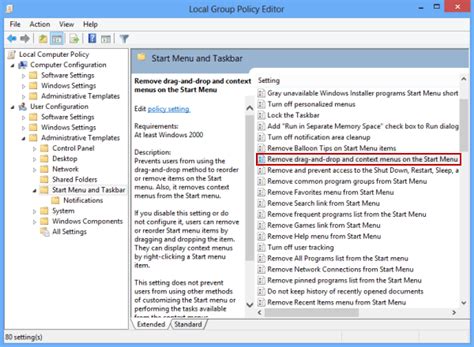 Context Menu Removed From Start Menu On Windows 881